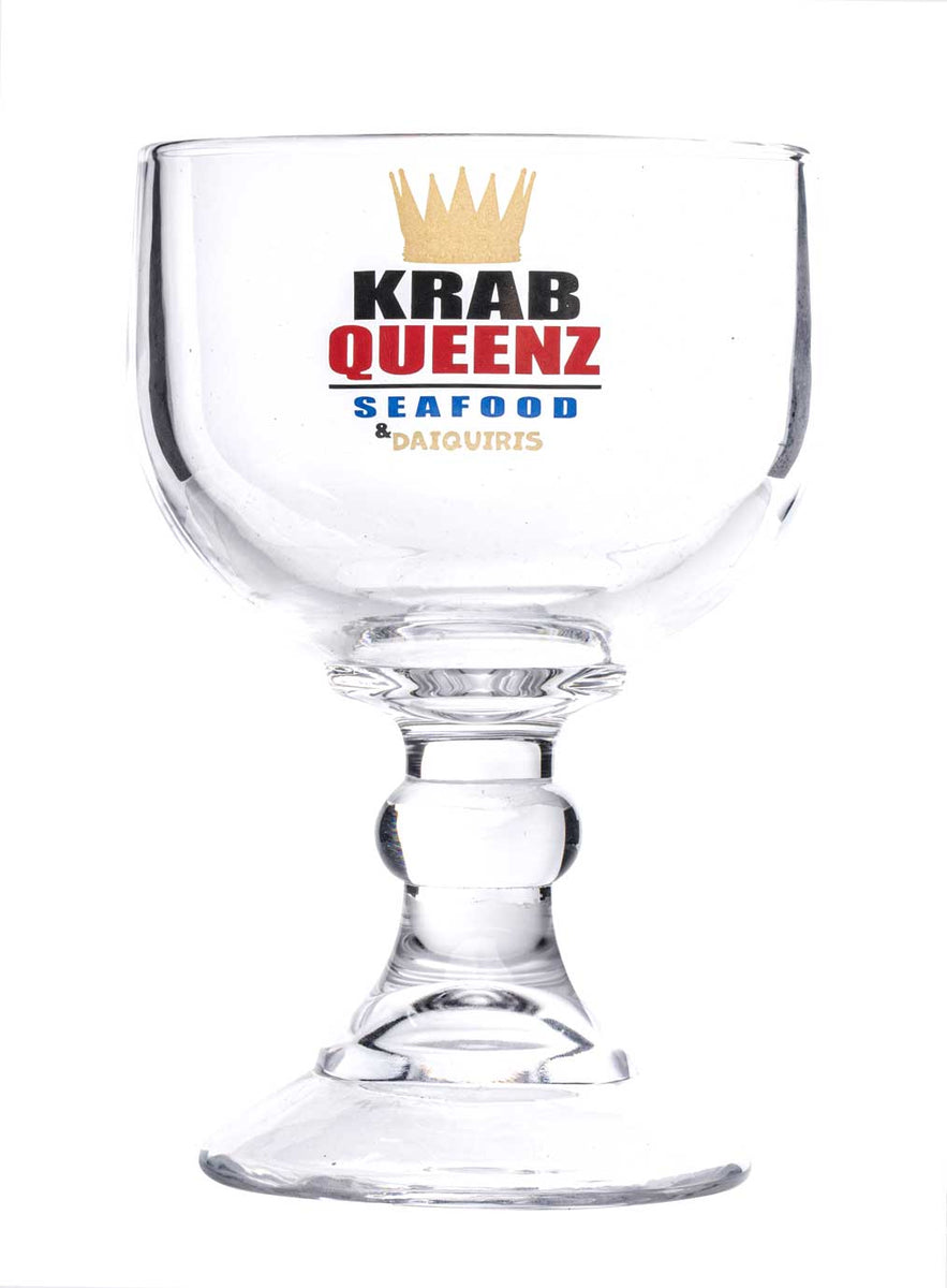Logo Schooner Glass 20oz – KRAB QUEENZ FOODS